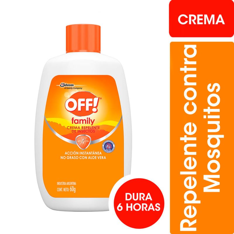 Repelente crema OFF family 60 g - Géant