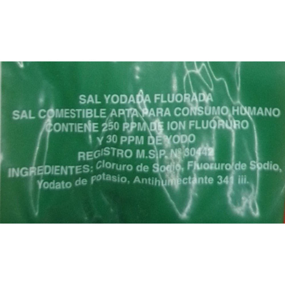 Sal fina URUSAL yodada fluorada 500 g - Géant