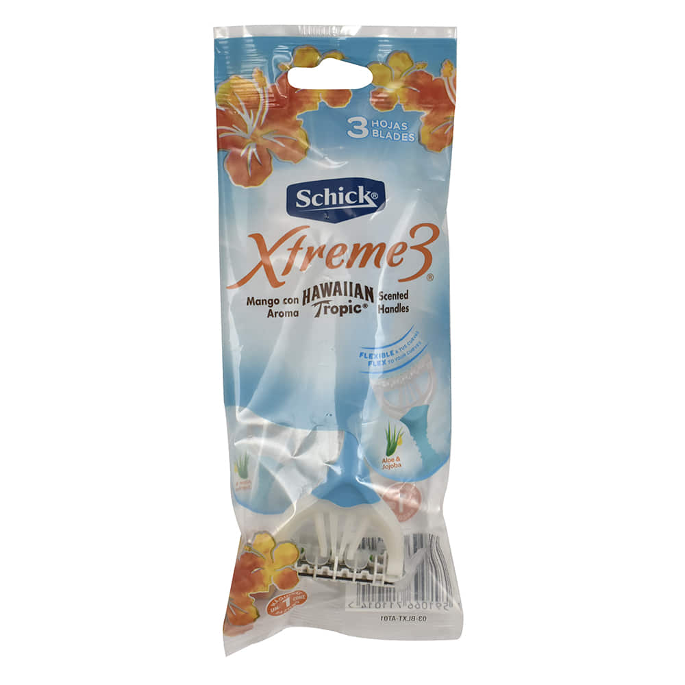 Afeitadora Shick Xtreme 3 Hojas Piel Delicada 1 un. - Géant