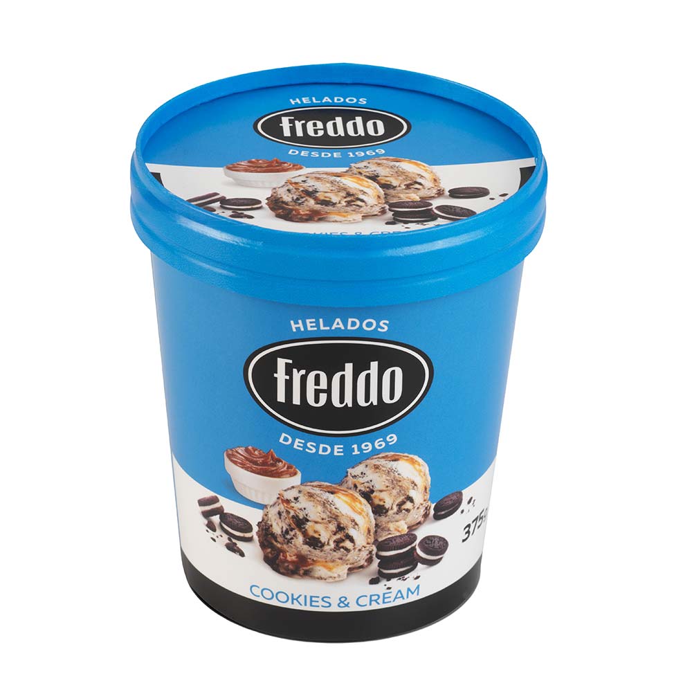 Helado FREDDO Cookies & Cream 375 g - Géant