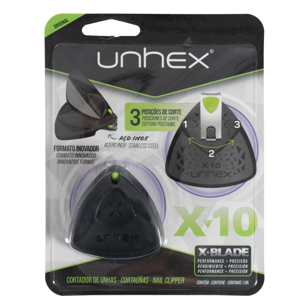 Cortaúñas X-10 Tres posiciones UNHEX - Géant