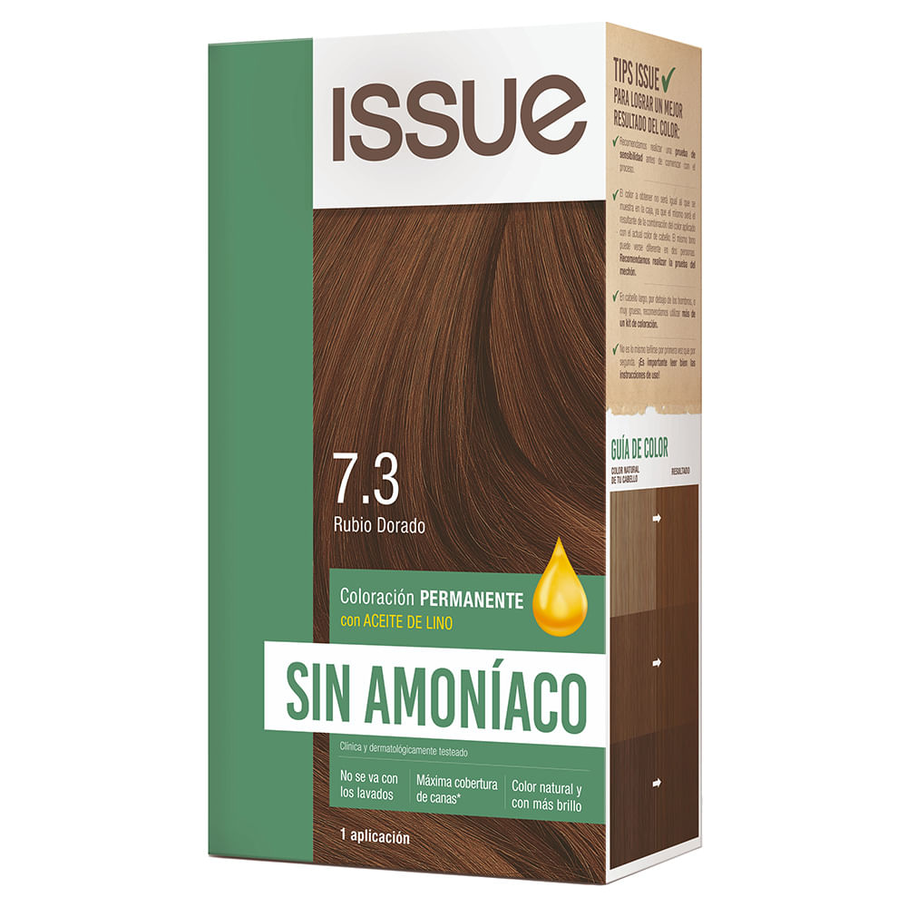Coloracion ISSUE sin Amoníaco N°7 3 Kit C10 - Géant
