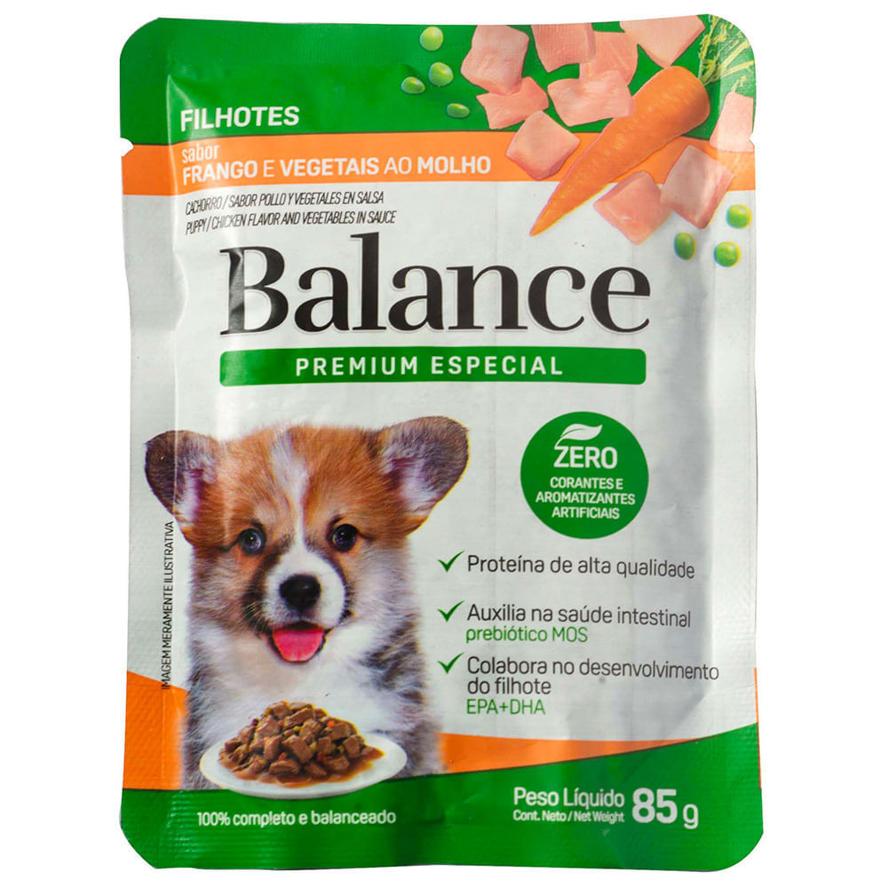 Alimento BALANCE perro Filhote pollo y vegetales 85 g - Géant