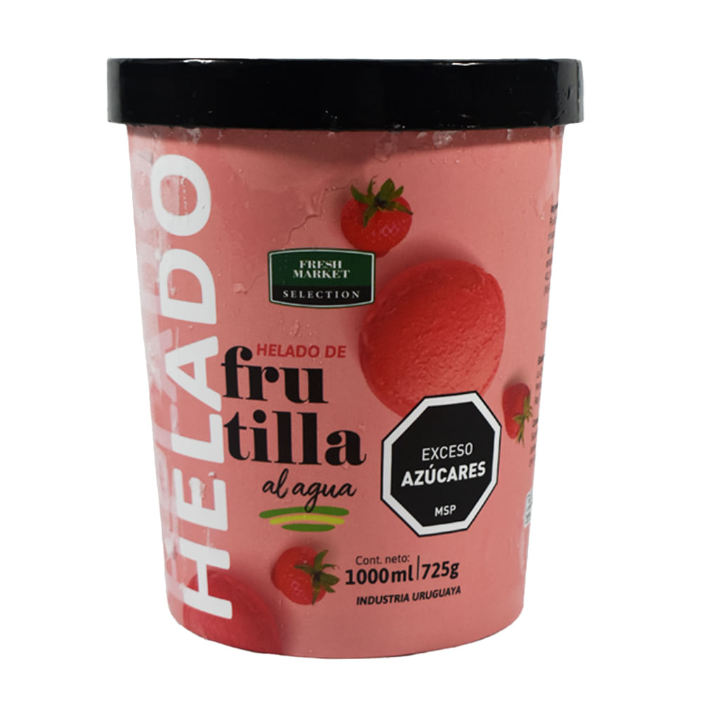 Helado FRESH MARKET Selection Frutilla 1 L - Géant