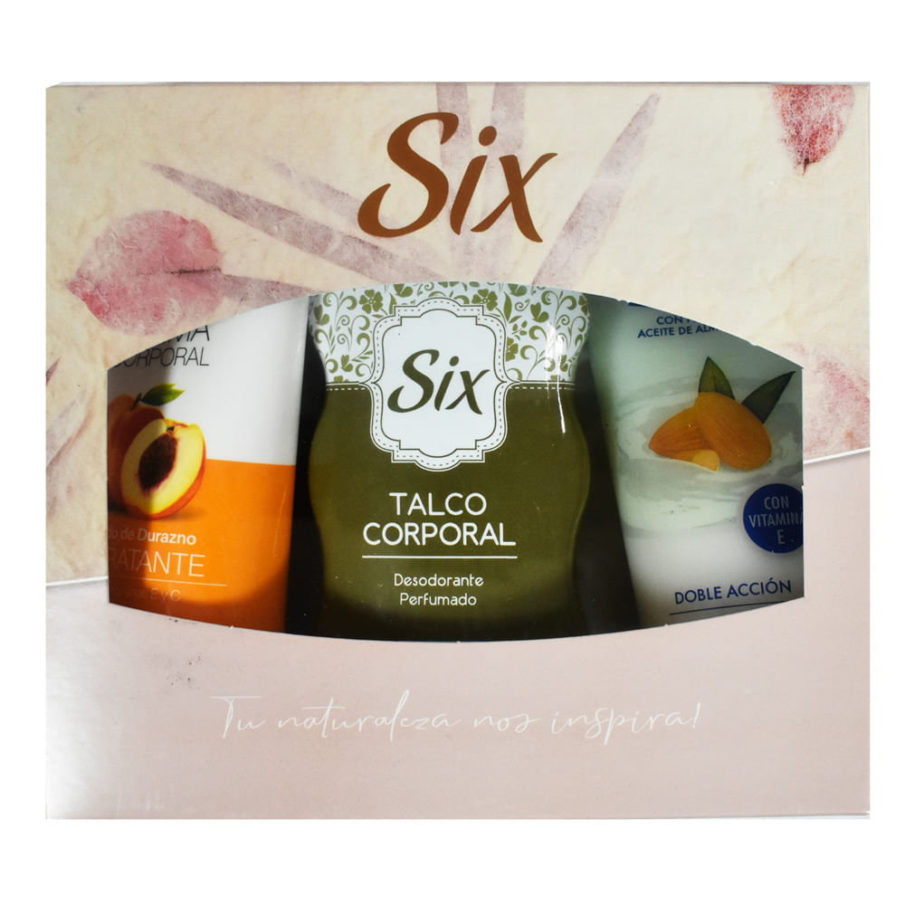 Pack SIX Gel de Ducha Hidratante Crema Talco - Géant