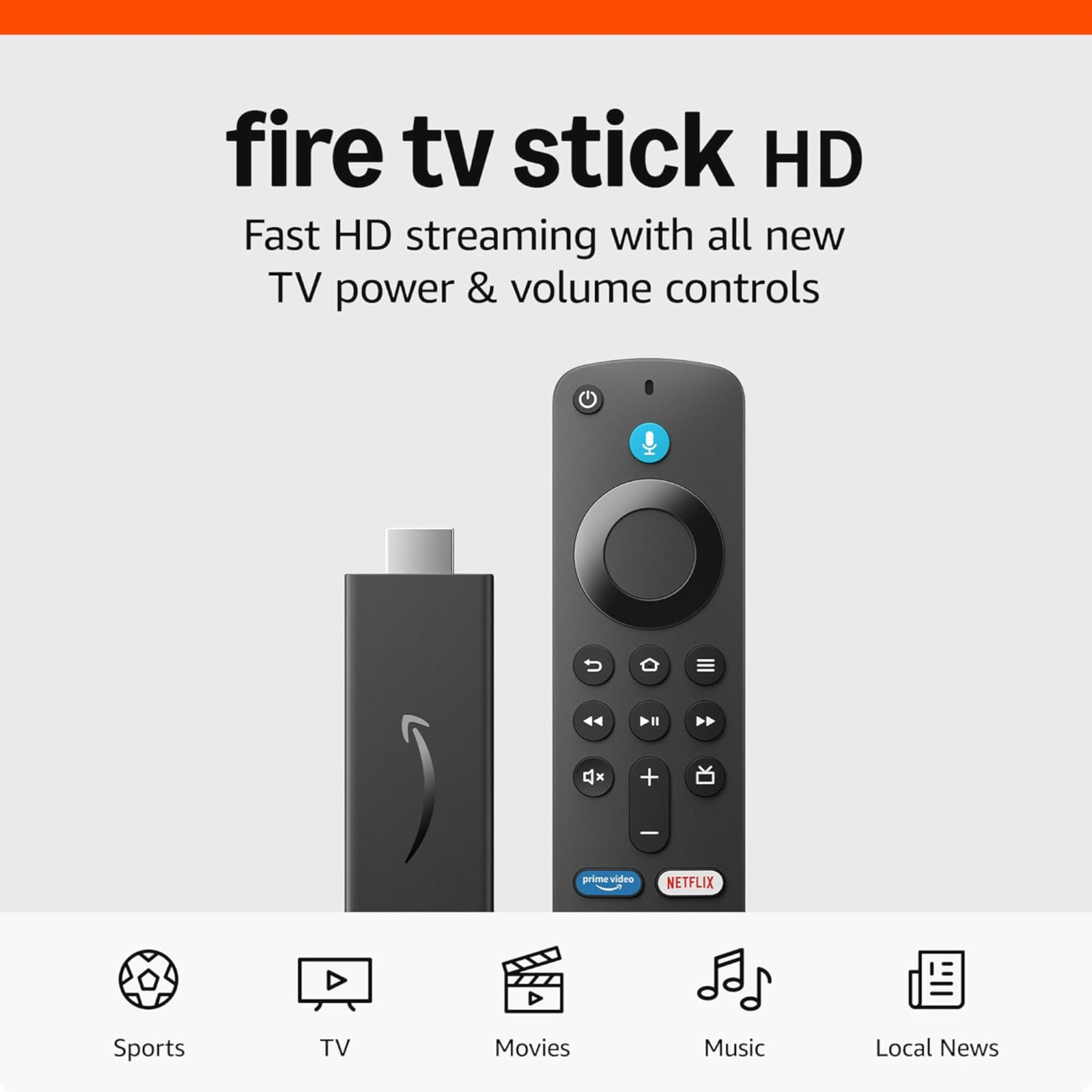 Dispositivo AMAZON Fire Smart Tv Stick Hd - Géant