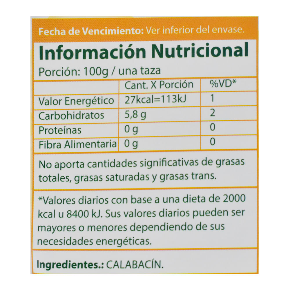 Calabacín Cocido al Vapor Eatzen 750 g - Géant
