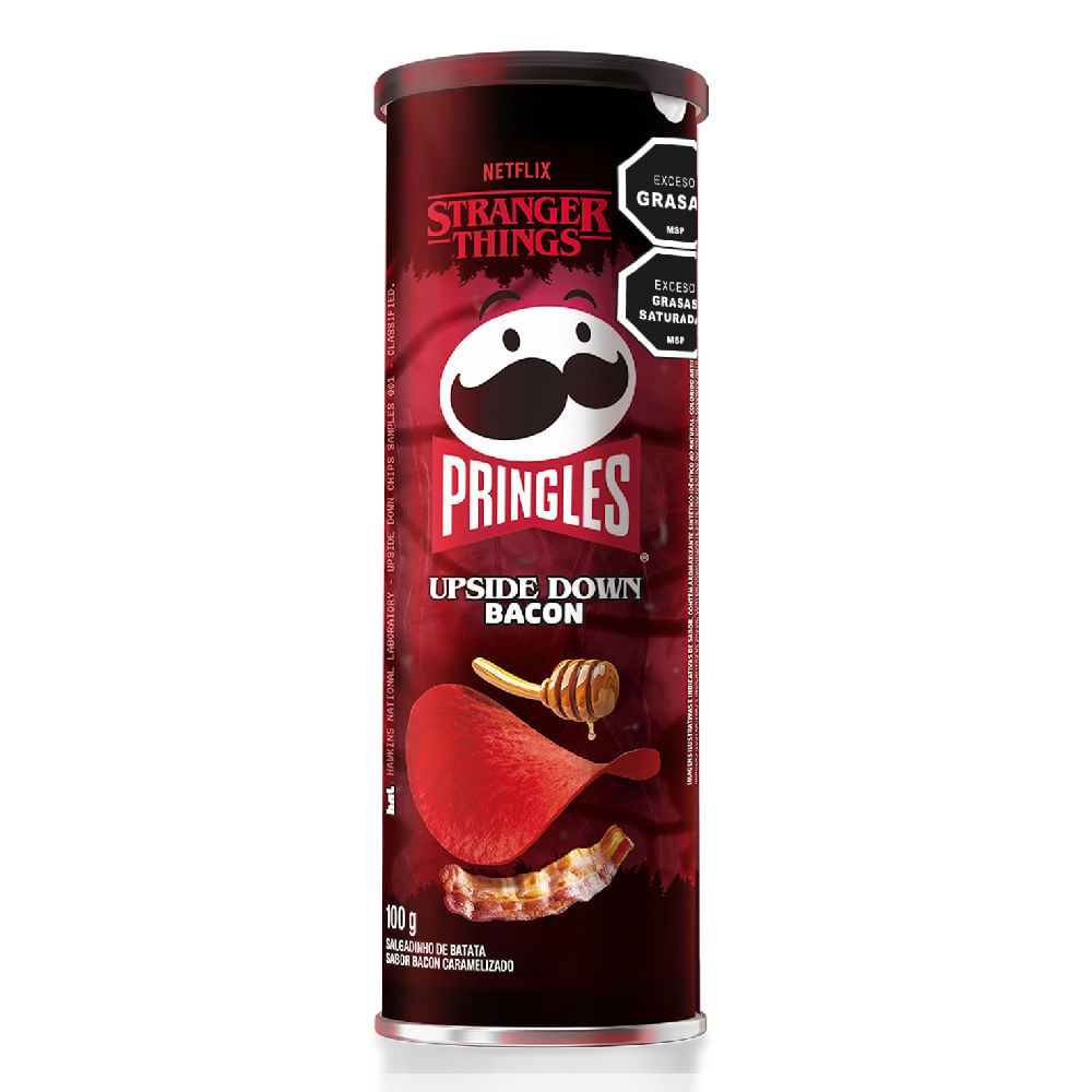 Papas Fritas PRINGLES Upside Down Bacon 100 g - Géant