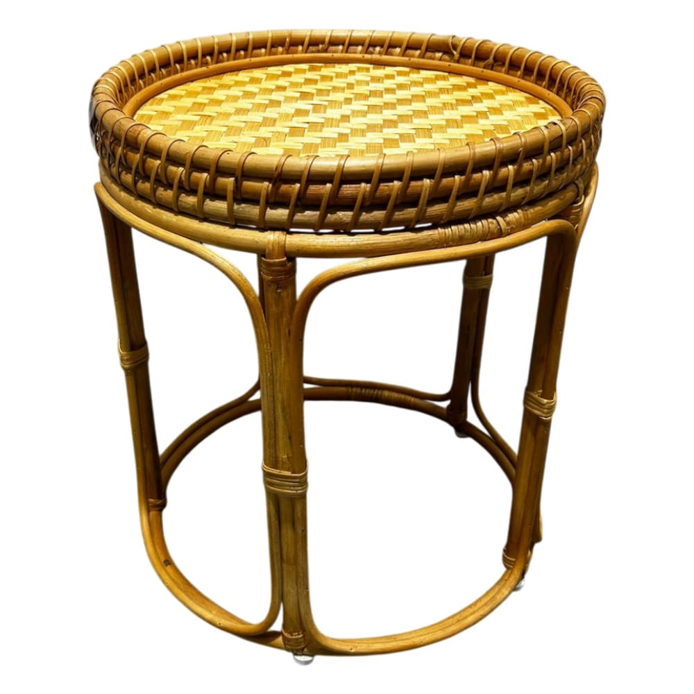 Mesa en Ratán 40 x 44 cm - Géant